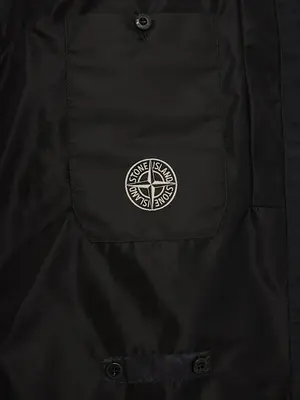 Stone Island Logo Nylon Casual Jacket
