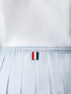 Thom Browne Drawstring Pleated Mini Skirt
