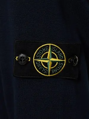 Stone Island Crewneck Sweatshirt With Sleeve Logo Detail