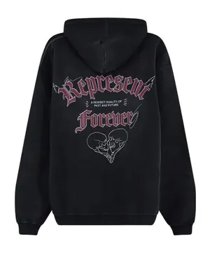 REPRESENT Hooded Long-sleeve Sweatshirt