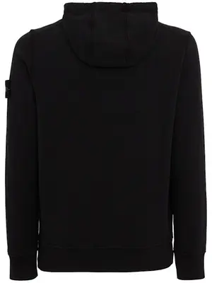 Stone Island Logo Cotton Hoodie