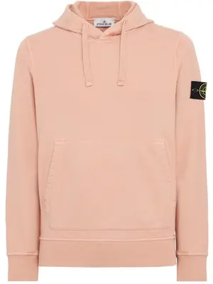 Stone Island Logo Cotton Hoodie