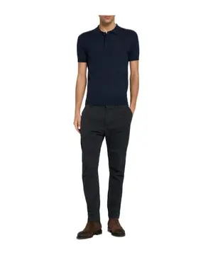 Dsquared2 Woolen Long-sleeved Polo Shirt