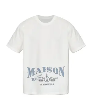 MAISON MARGIELA T-shirt With Printed Logo - White