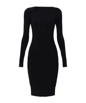 MAISON MARGIELA Fitted Knitted Dress - Black