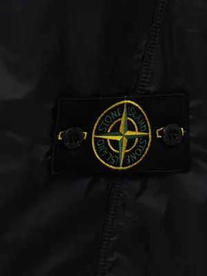 Stone Island Logo Nylon Loose Pants