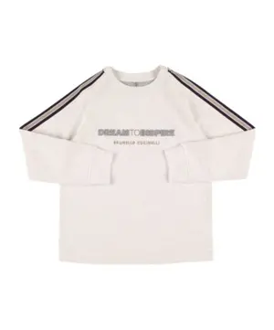 Brunello Cucinelli Cotton Sweatshirt - White