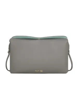 Celine Flap Clutch - Light Graphite