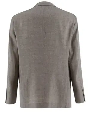 Brunello Cucinelli Chevron Deconstructed Blazer