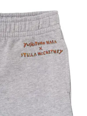 Stella McCartney Organic Cotton Sweat Shorts With Printed Graphics