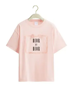Dior Oversized Embroidered Logo T-shirt - Pink