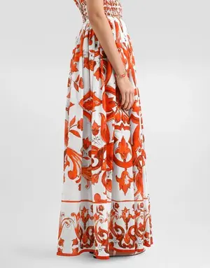 Dolce & Gabbana Majolica Print Maxi Dress