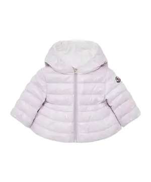 Moncler Long-sleeved Hooded Down Jacket - White