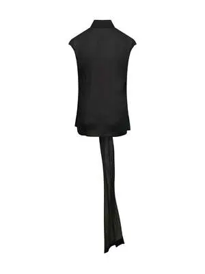 Yohji Yamamoto Sleeveless Draped Shirt