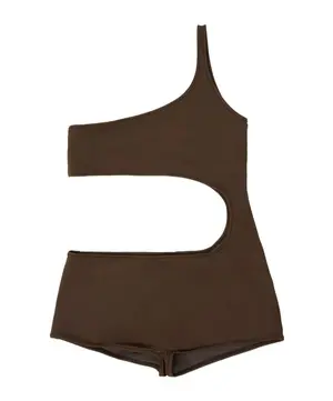 Paloma Wool Asymmetrical Swimsuit - Brown