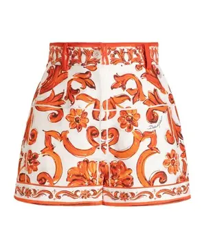 Dolce & Gabbana Belt Loop Shorts - Multicolor