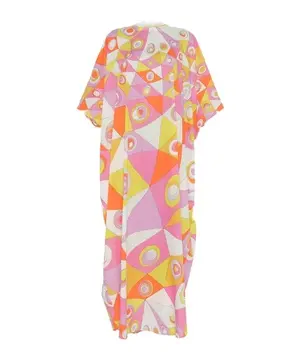 Emilio Pucci Iride-print Maxi Dress - Pink