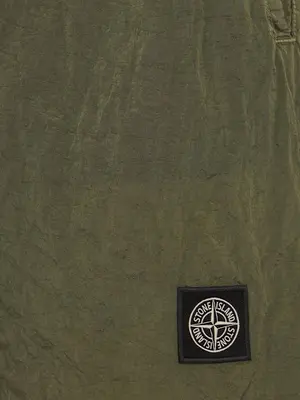 Stone Island Logo Nylon Shorts