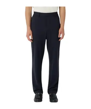 Emporio Armani Belt-loop Tailored Trousers - Black
