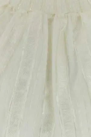 Paloma Wool Ivory Stretch Polyester Blend Lupe Top