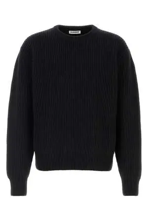 JIL SANDER Wool Sweater - Black