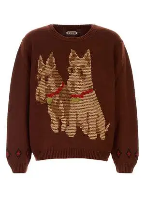 BODE Wool Oversize Scottie Sweater