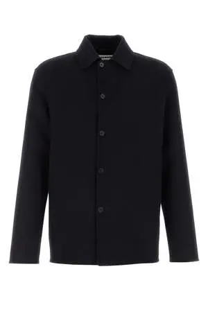 JIL SANDER Midnight Wool Blend Shirt