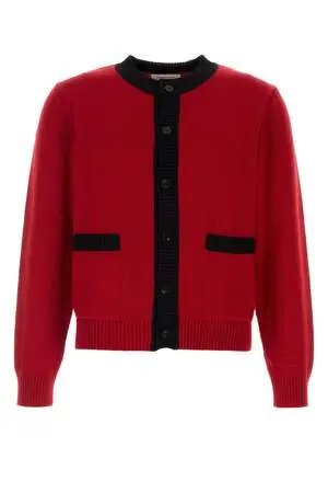 ERNEST W.BAKER Wool Cardigan - Red