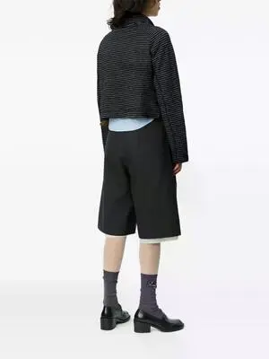 MFPEN Check Pattern Cropped Jacket
