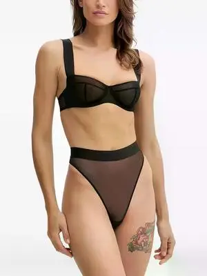 ZHILYOVA Lettering-strap Bra