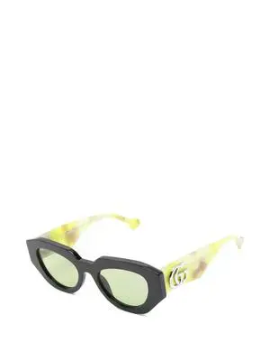 Gucci Geometric Frame Sunglasses