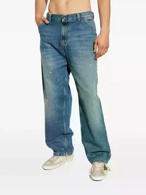 Carhartt Work In Progress Paint-splatter Carpenter Jeans