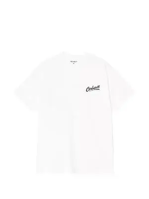 Carhartt Work In Progress S/s Pup Logo-print Cotton T-shirt - White