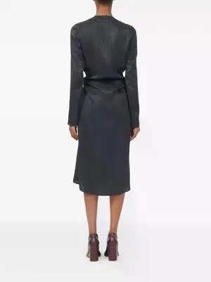 MAISON MARGIELA Jacquard Wrap Dress