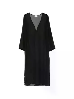 MC2 SAINT BARTH Aghata Sheer Midi Dress