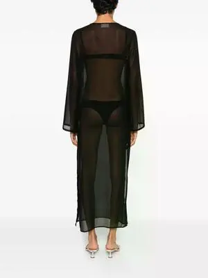 MC2 SAINT BARTH Aghata Sheer Midi Dress