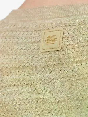 Etro Textured Pegasus-patch T-shirt
