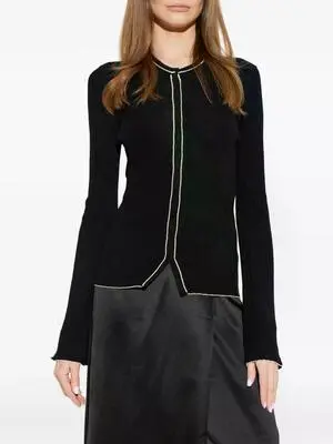 BY MALENE BIRGER Benny Ribbed-knit Cardigan