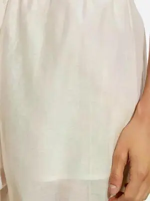 BY MALENE BIRGER Cream White Elasticated Cuff Trousers