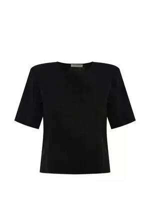 BY MALENE BIRGER Padded Shoulder Knit Top