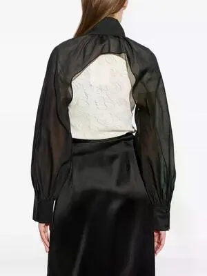 BY MALENE BIRGER Sheer Bow Blouse