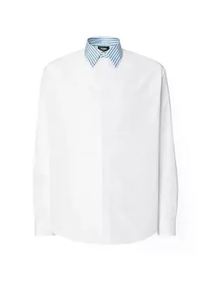 Fendi Long Sleeves Shirt - White