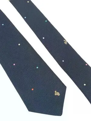 Paul Smith Polka-dot Rabbit Embroidered Neck Tie