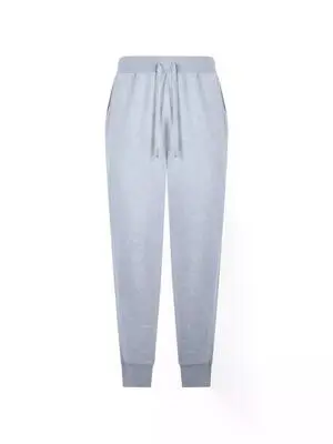 Fedeli Drawstring Tapered Track Pants - Grey