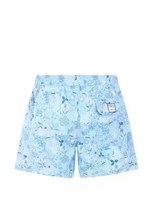 Fedeli Floral Print Swim Shorts