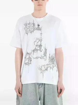 WASTED Stronghold Graphic Print T-shirt - White