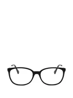 JIMMY CHOO Rectangle-frame Eyeglasses - Black