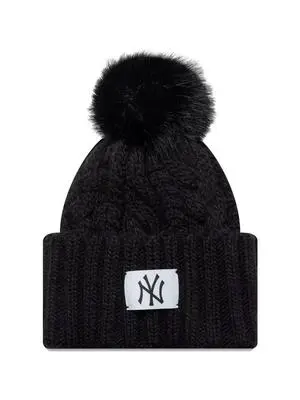 New Era New York Yankees Cable-knit Pompom Beanie