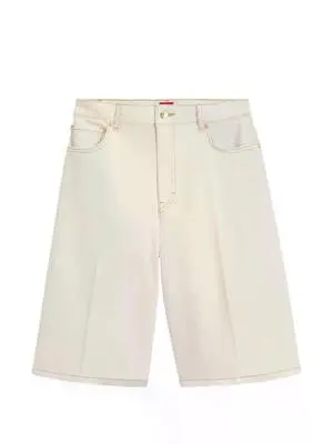 Hugo Logo Patch Denim Shorts
