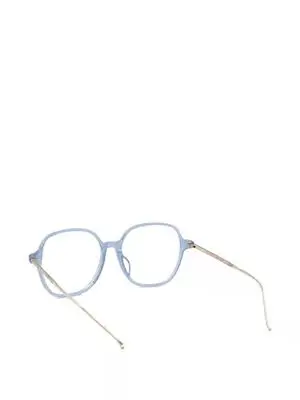 JIMMY CHOO Glitter-embellished Square-frame Glasses